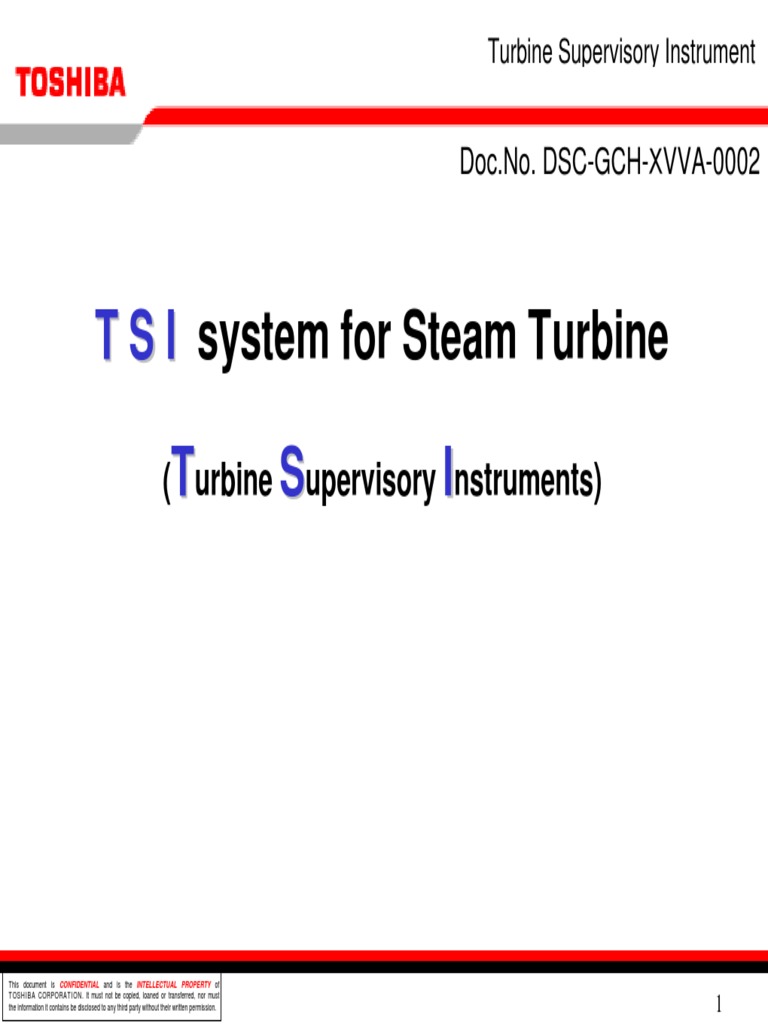 Toshiba Turbine Supervisory System Overview | PDF | Power Supply | Sensor