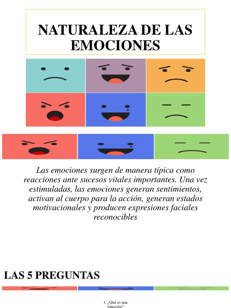 Naturaleza De Las Emociones Pdf Hipotálamo Amígdala