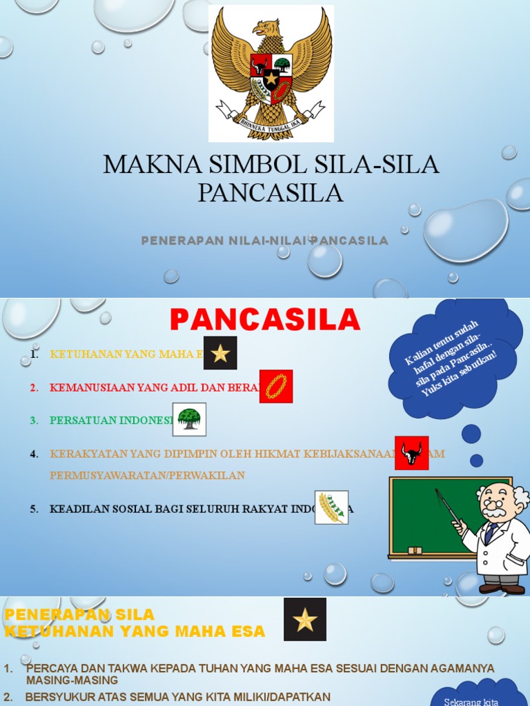 Makna Simbol Sila-Sila Pancasila | PDF