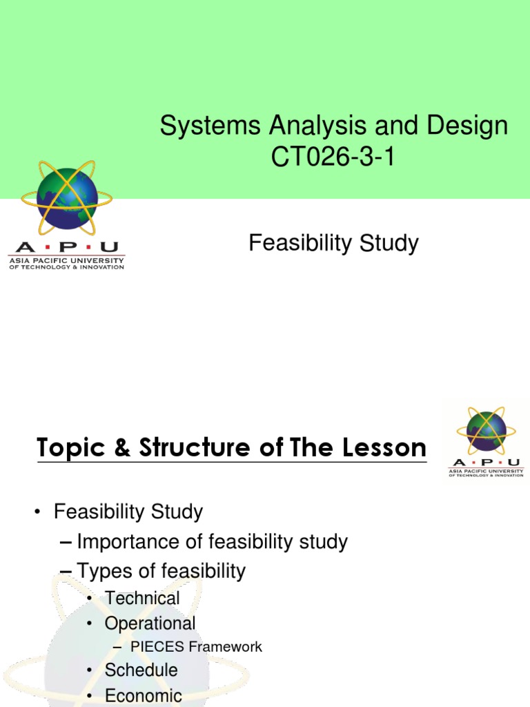 Week 07 - Feasibility Study | PDF | Feasibility Study | Cost