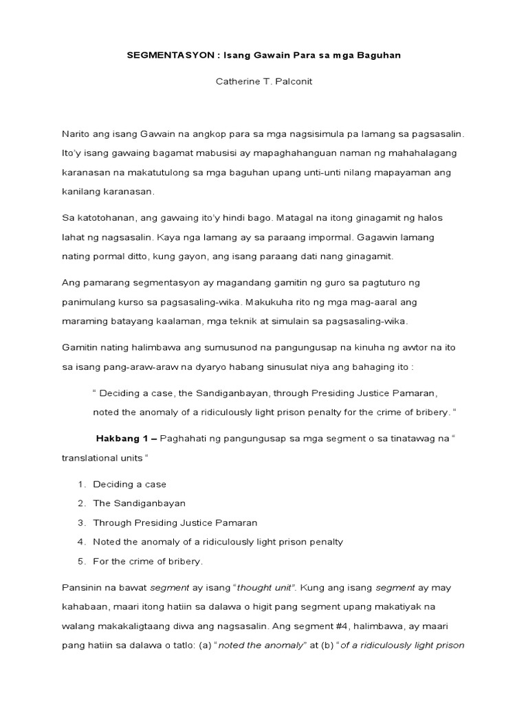SEGMENTASYON | PDF