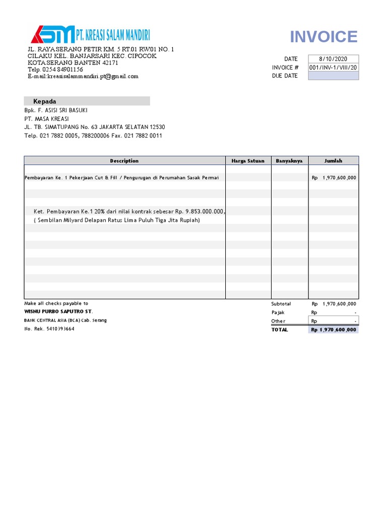 Crawler Crane Invoice | PDF