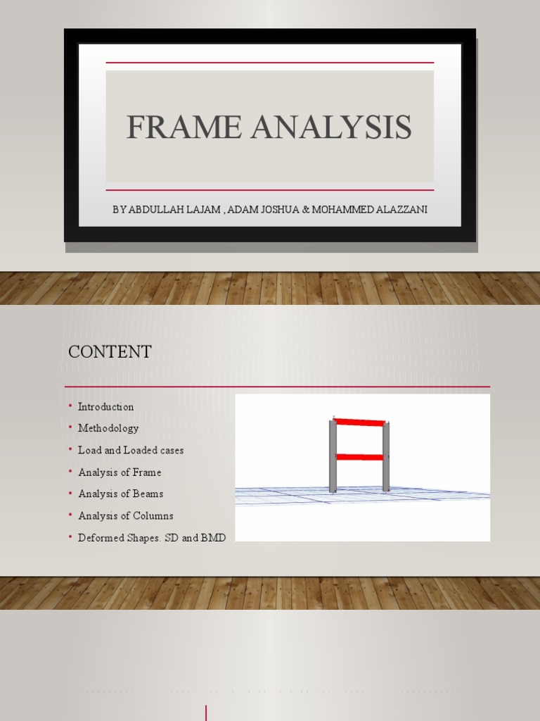 Frame Analysis: by Abdullah Lajam, Adam Joshua & Mohammed Alazzani ...