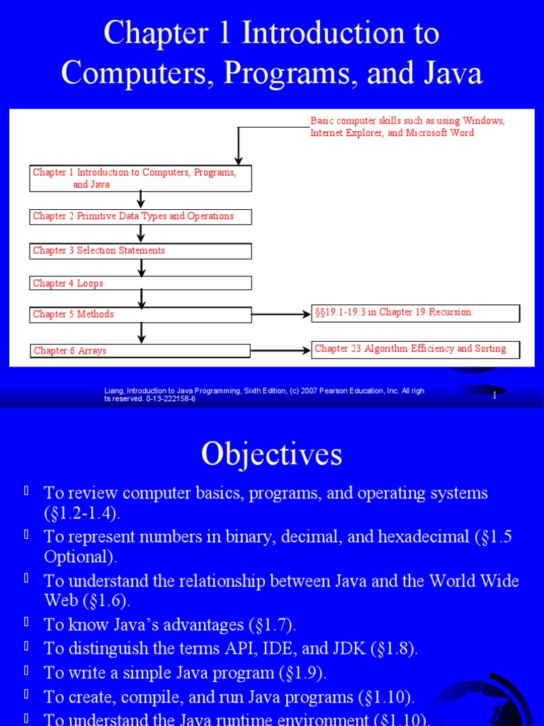 Chapter 1 Introduction To Computers Programs And Java Pdf Java Programming Language