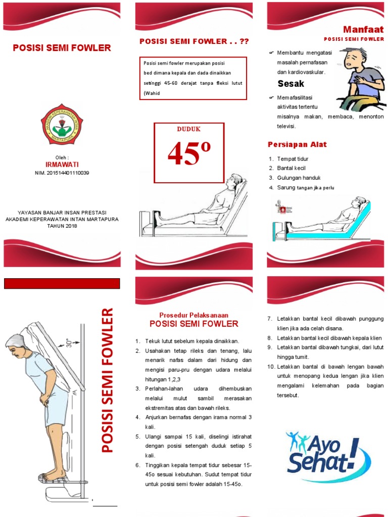 Leaflet Posisi Semi Fowler | PDF
