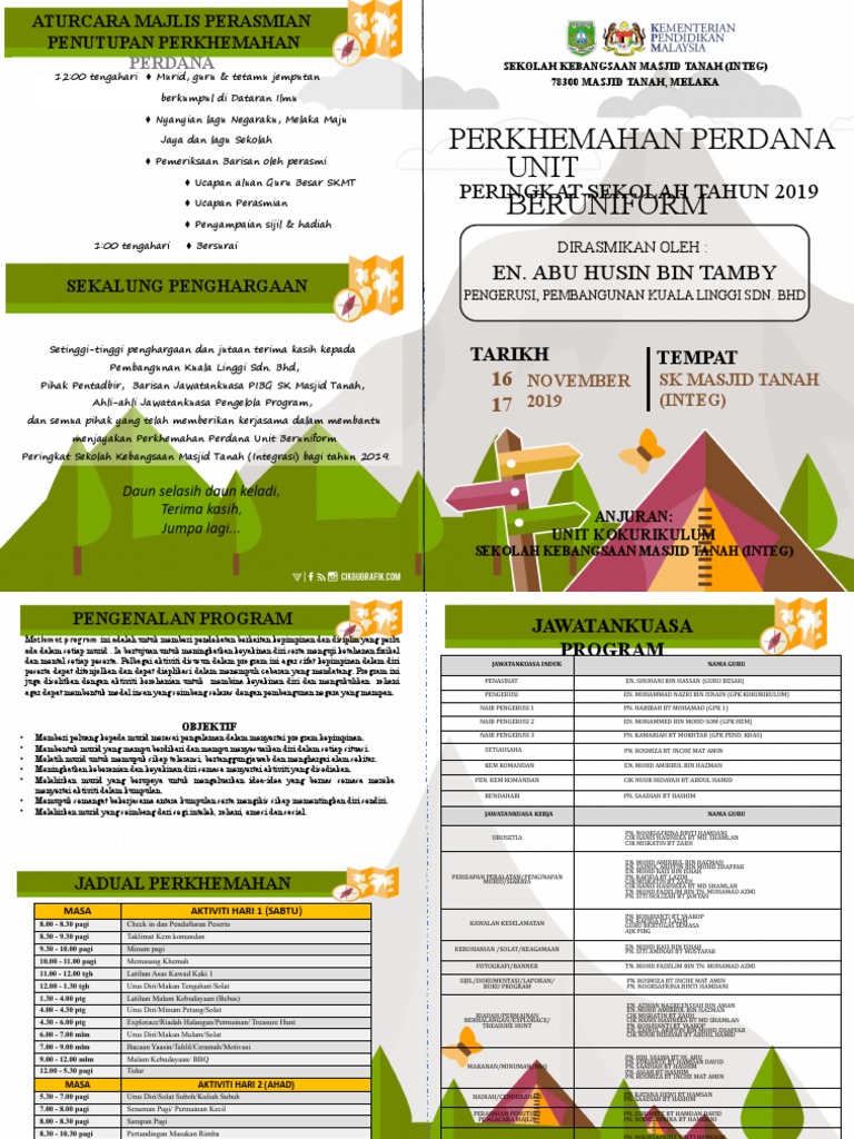 Buku Program Perkhemahan | PDF