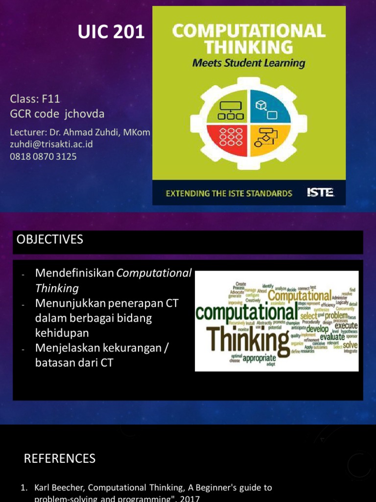 Understanding Computational Thinking | PDF | Science And Technology ...