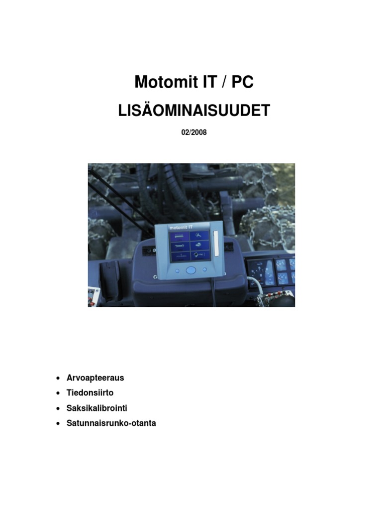 Motomit Lisäominaisuudet | PDF