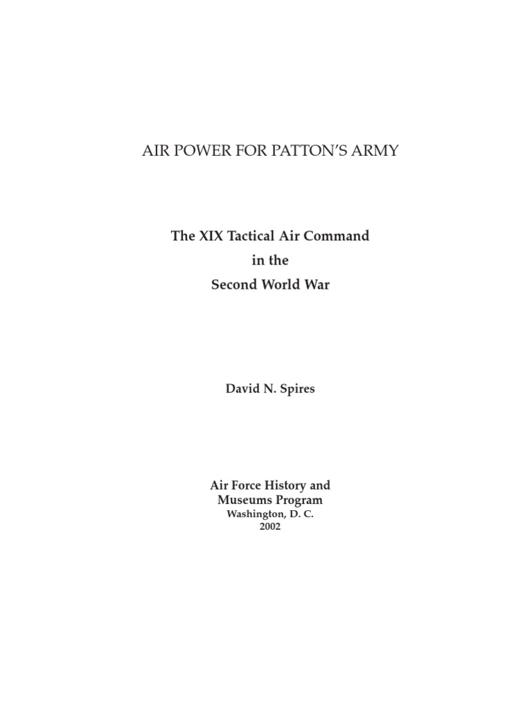 XIX Tactical Air Command in WWII | PDF | United States Army Air Corps ...