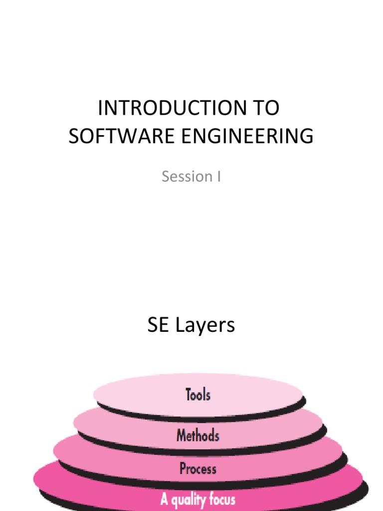 Introduction To Software Engineering Session I Pdf Software Testing Software