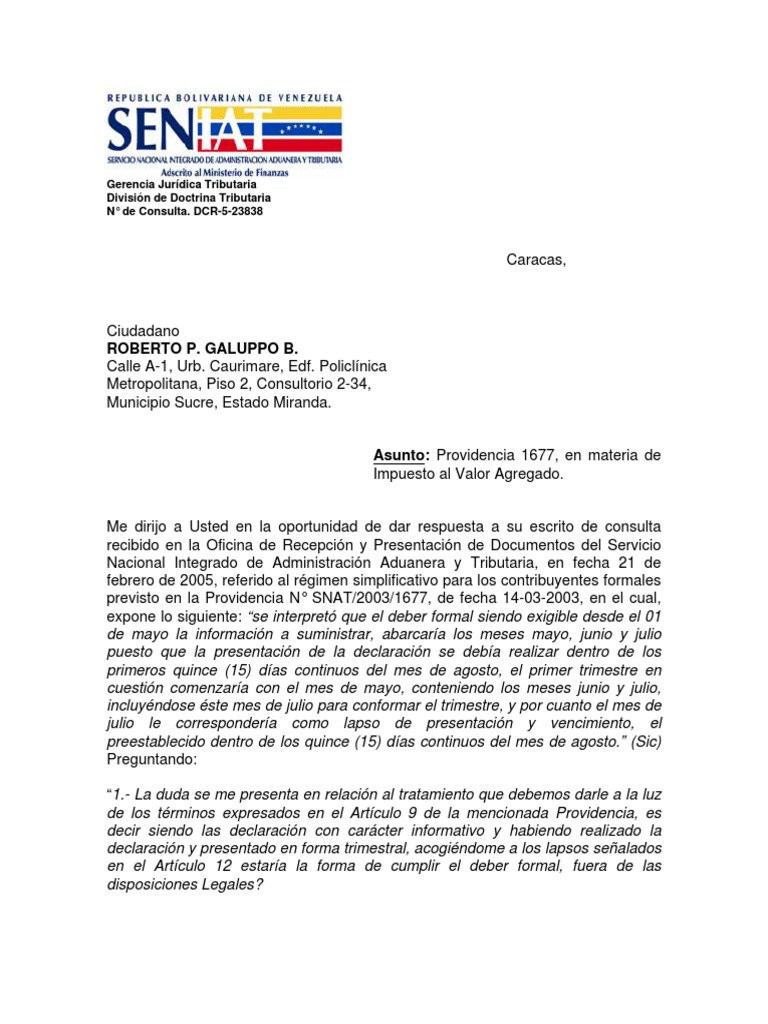 06-06-06 Prov.1677 IVA | PDF | Impuestos | Gobierno
