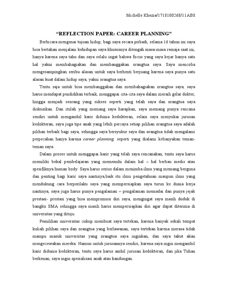 Reflection Paper | PDF