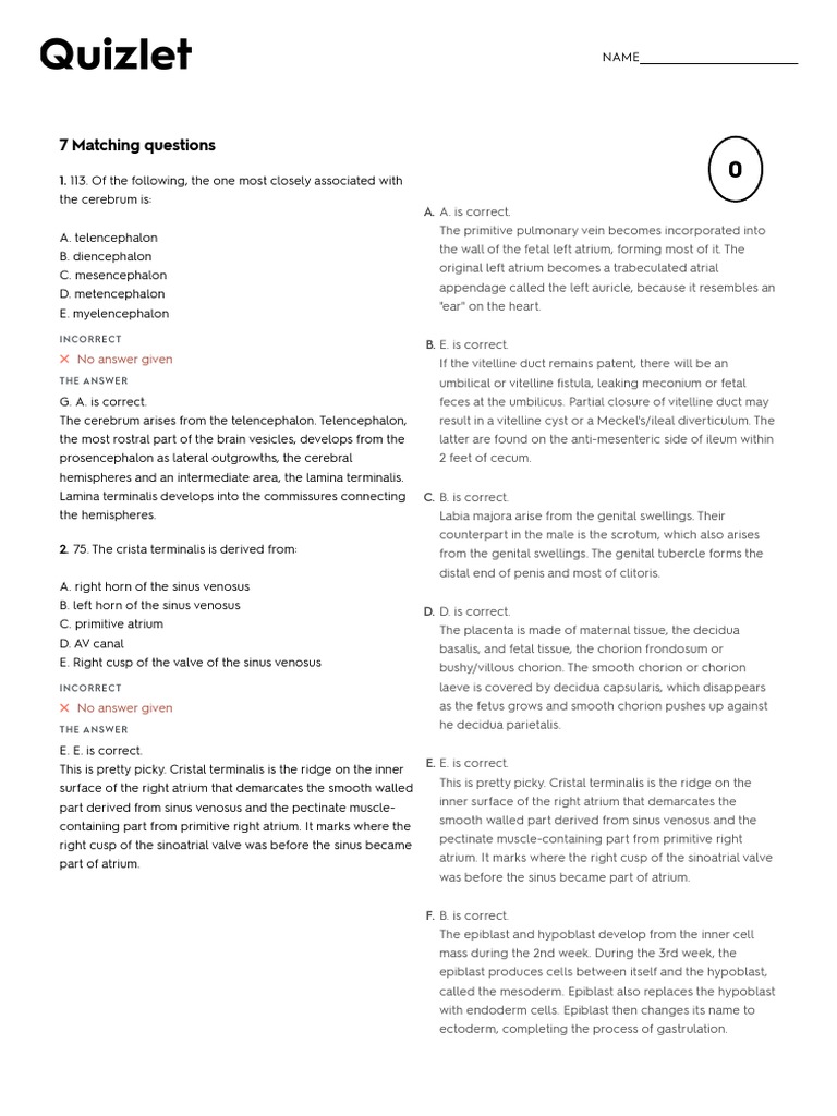Embryology Questions And Answers Pdf Comparative Embryology Reading