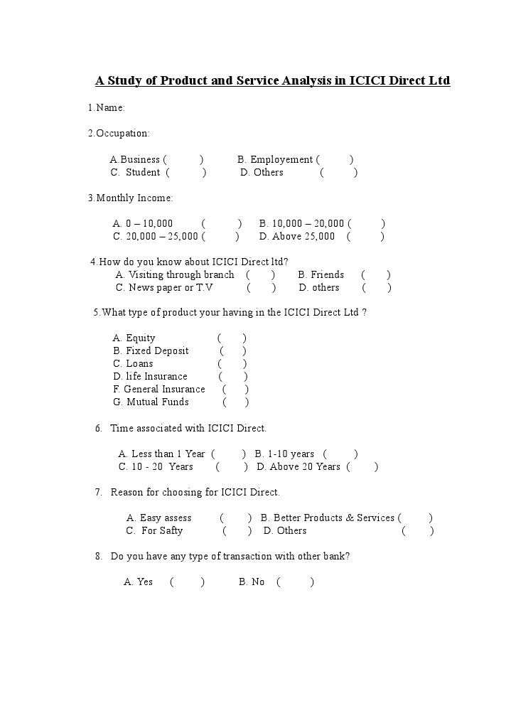 Questionnaire | PDF | Banks | Banking