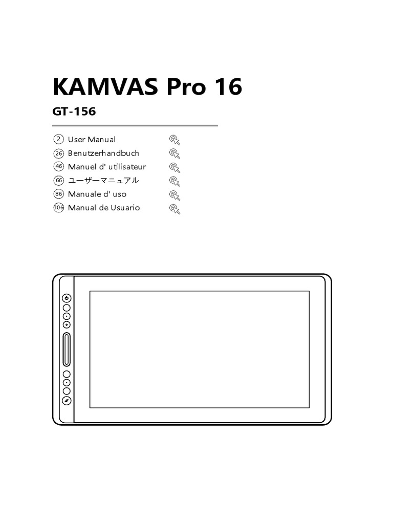 User Manual - Kamvas Pro 16 | PDF | Menu (Computing) | Keyboard Shortcut