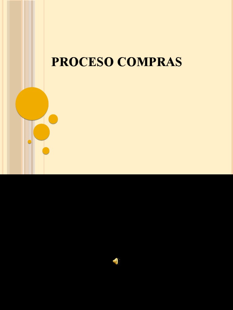 Proceso Compras | PDF