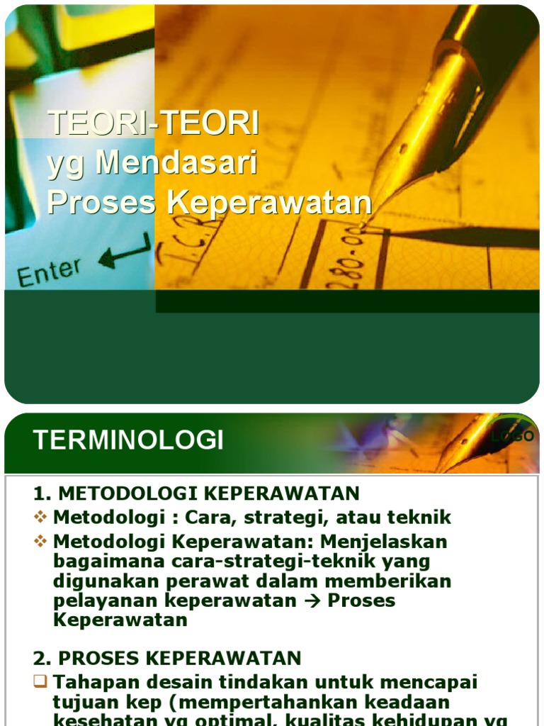 A02 ASKAN Anestesi - Teori Proses Keperawatan | PDF | Karier & Perkembangan