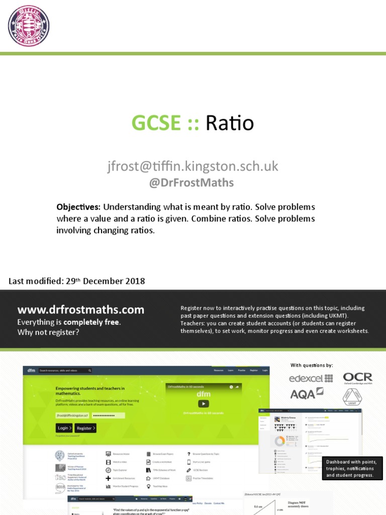 Gcse Ratio | PDF | Ratio | Cupcake