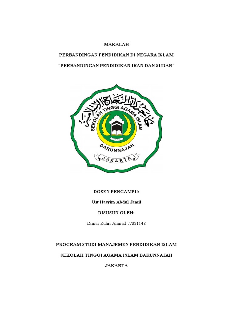 Makalah Perbandingan Pendidikan Di Negara Islam | PDF | Karier & Perkembangan | Perjalanan