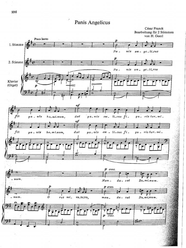 Panis Angelicus | PDF