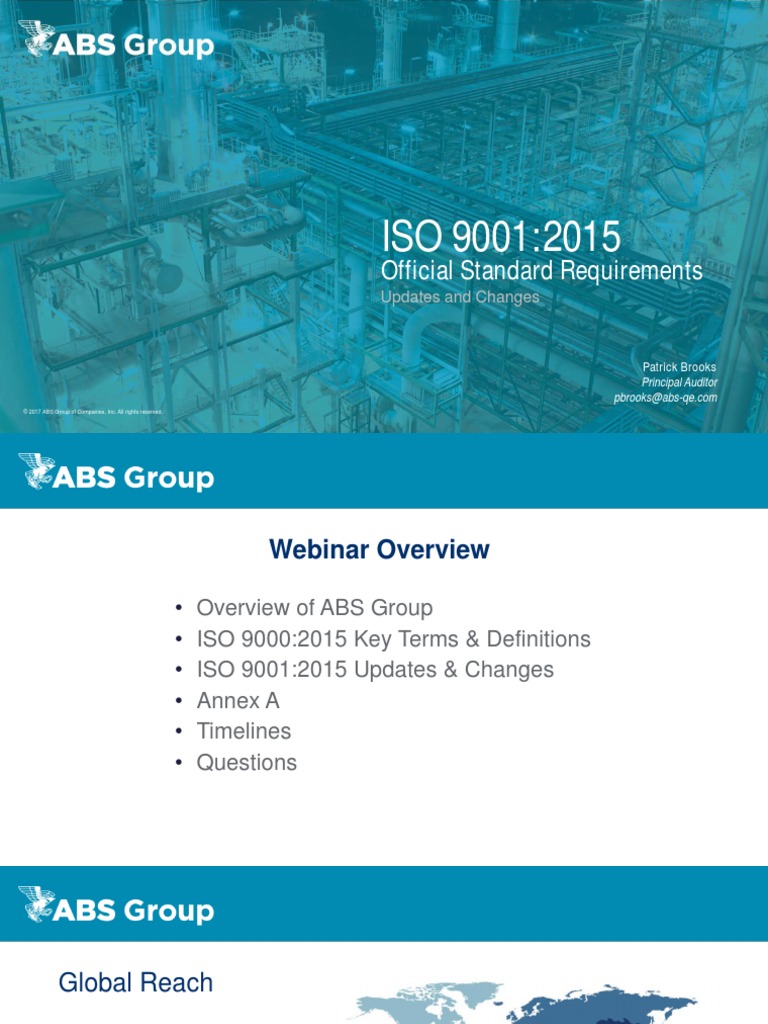 Iso 9001 - 2015 | PDF | Iso 9000 | Quality Management System