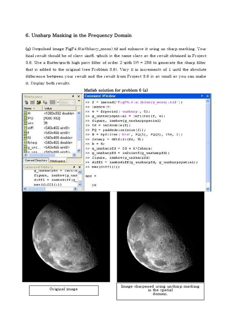 Digital Image Processing Assign7 | PDF | Teaching Methods & Materials ...