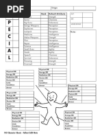 Fallout RPG - Character Sheet | PDF | Role Playing Games