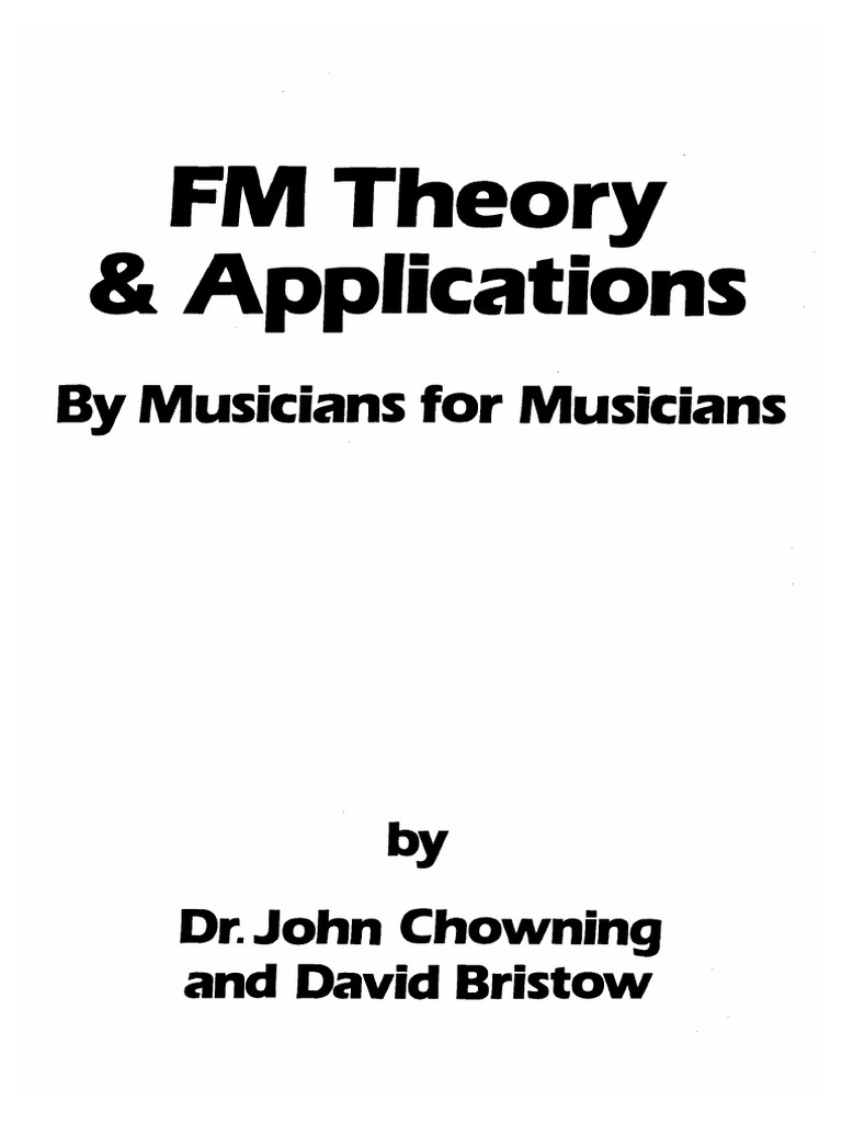 FM Theory and Applications - by Musicians | PDF