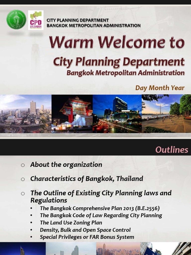21.city Planning Department | PDF | Bangkok | Zoning