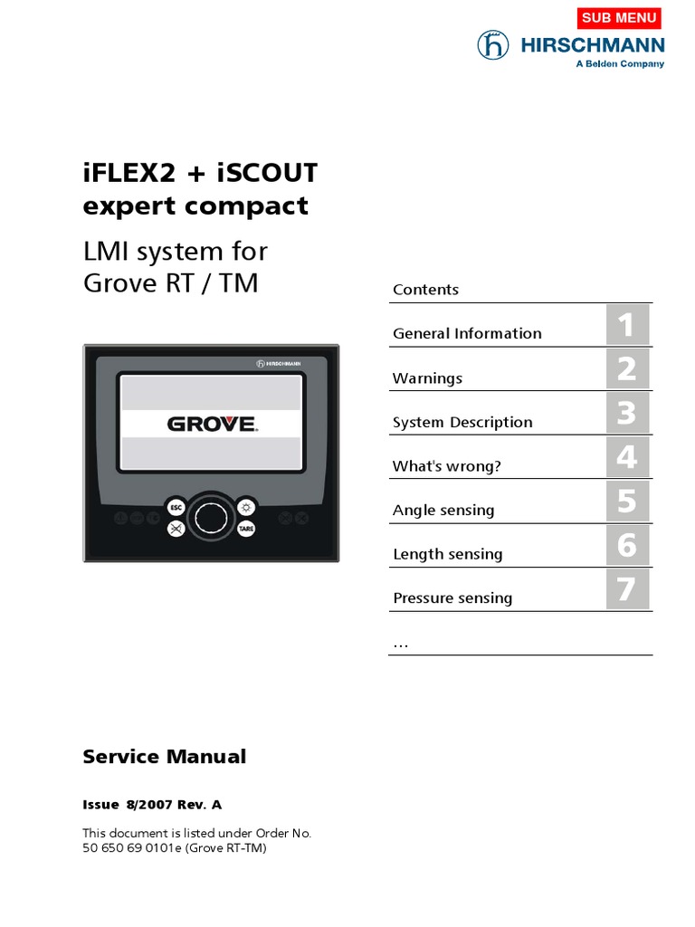 ISCOUT-IfLEX2 Service Manual | PDF | Sensor | Electrical Engineering