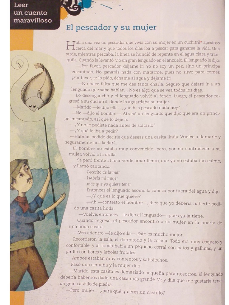 El Pescador y Su Mujer | PDF