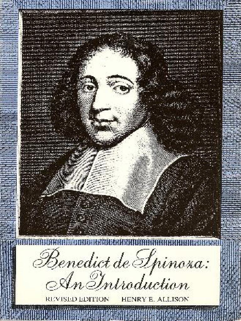 Allison H (1987) Benedict de Spinoza. An Introduction. Revised Edition ...