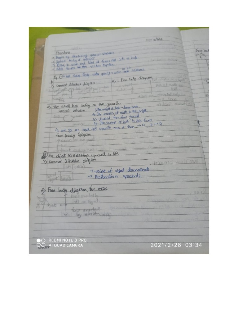 Ib Physics Kinematics Theory Notes | PDF