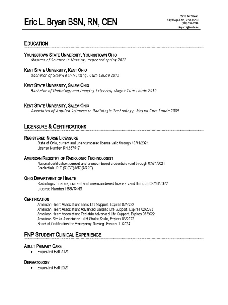 Eric | PDF | Intensive Care Medicine | Nursing