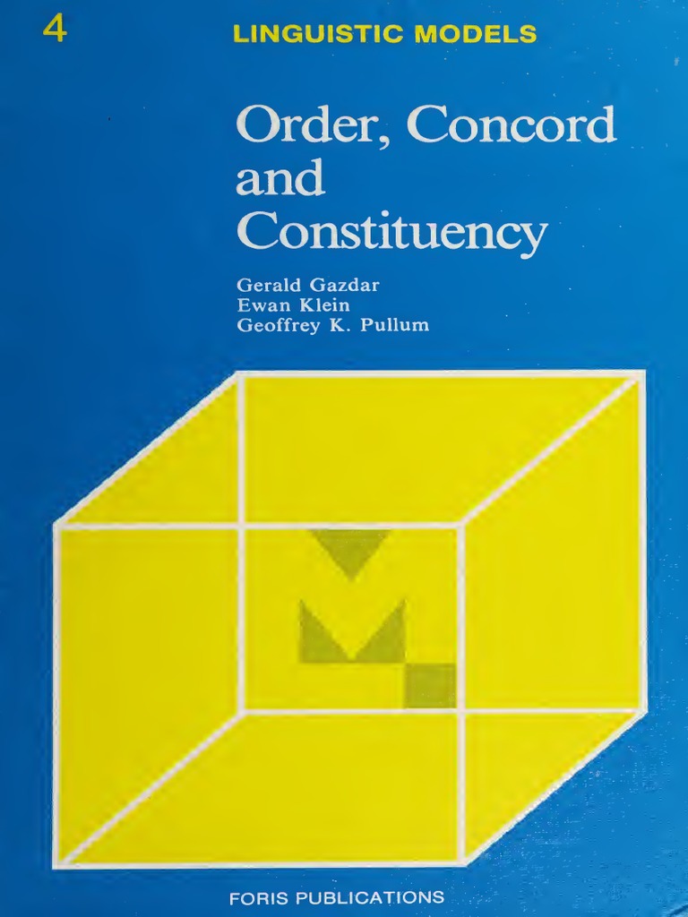Order, Concord, and Constituency | PDF | Phrase | Syntax