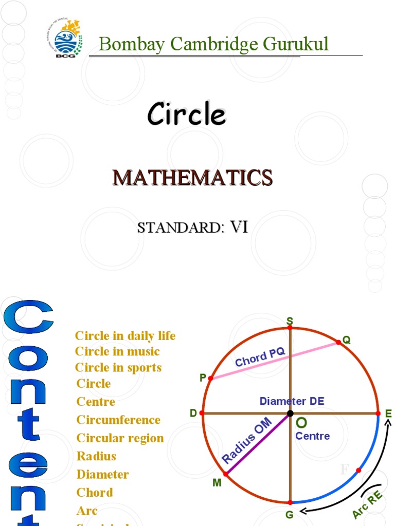 Bombay Cambridge Gurukul Bombay Cambridge Gurukul: Circle | PDF ...