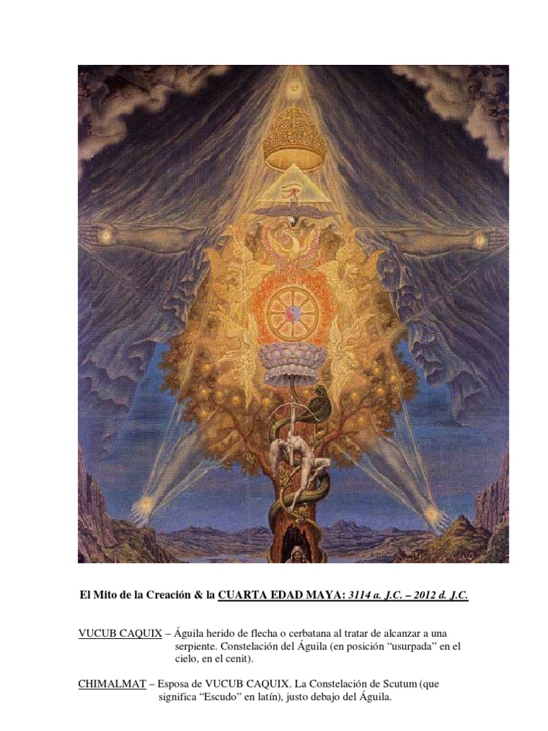 Chimalmat y el mito de Zipacná | PDF | Vía láctea | Constelación