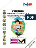 DLP COT 1 Filipino 4 Pagsunod Sa Panuto | PDF