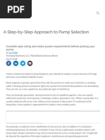 Free Centrifugal Pump Design Spreadsheet | PDF | Pump | Spreadsheet