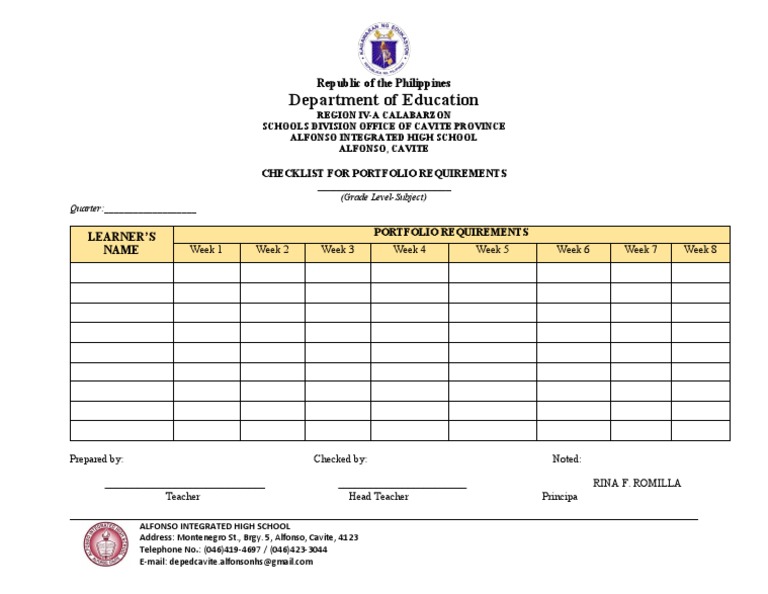 Department of Education: Republic of The Philippines | PDF