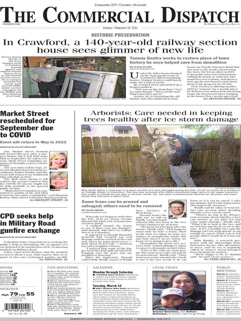 Commercial Dispatch Eedition 2-28-21 | PDF