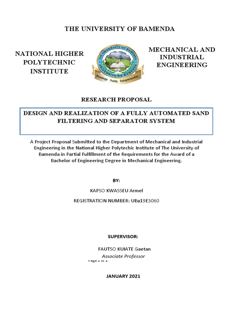 Nahpi Outline For Research Proposal | PDF