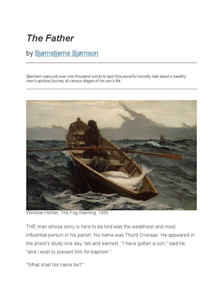 The Father: Bjørnstjerne Bjørnson | PDF