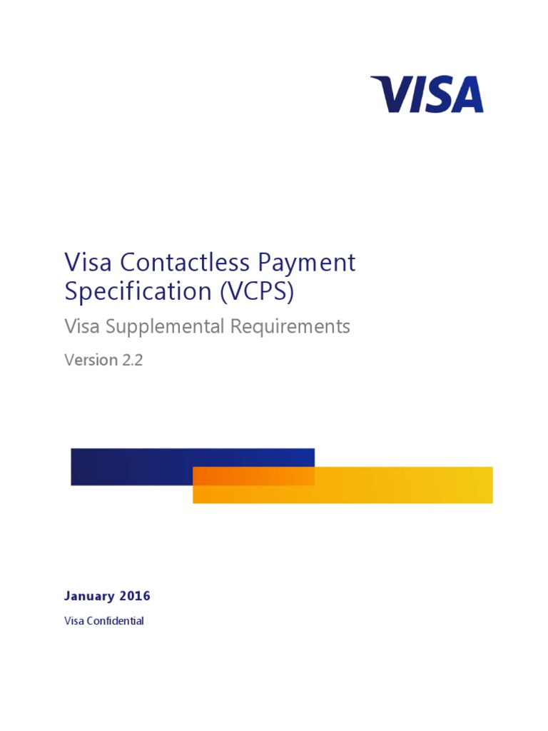 VCPS 2.2 Jan2016 | PDF | Visa Inc. | Emv