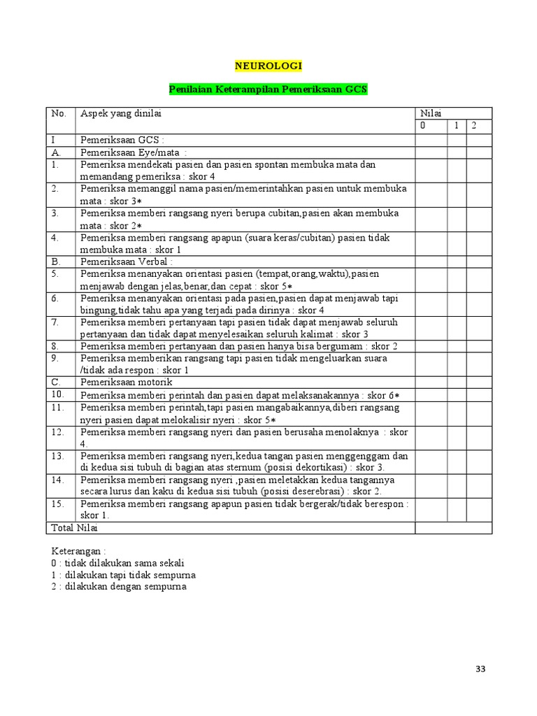 Osce Neurologi | PDF