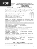 Propunere Subiect Bilingv | PDF | Carnival