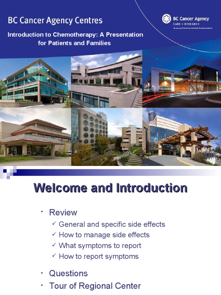 Introduction To Chemotherapy: A Presentation For Patients and Families ...