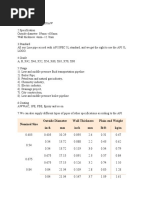 DN Nominal Pipe Size Chart Metric MM | PDF