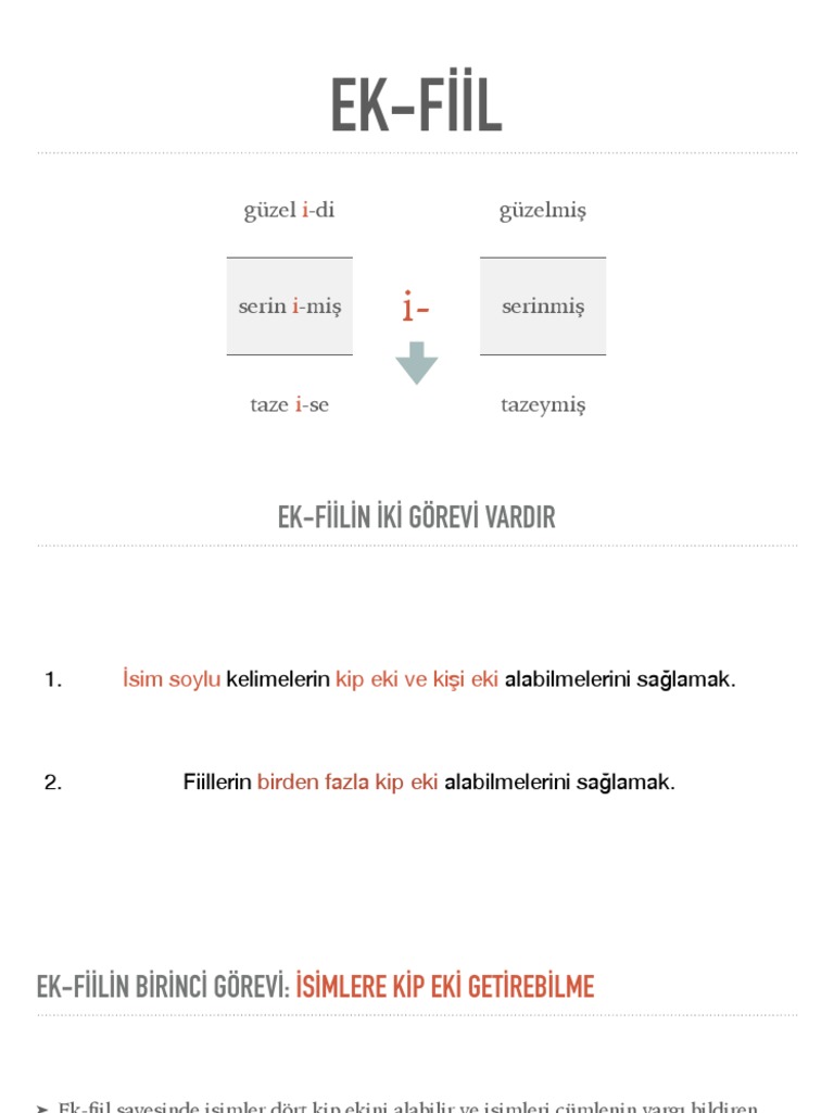 Ek Fiil | PDF