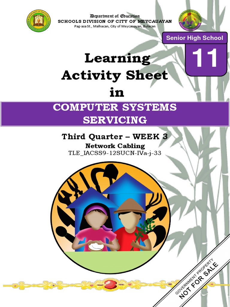 Learning Activity Sheet In: Computer Systems Servicing | PDF | Computer ...